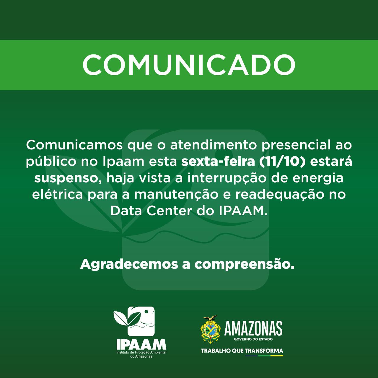 aviso ipaam - IPAAM - IPAAM